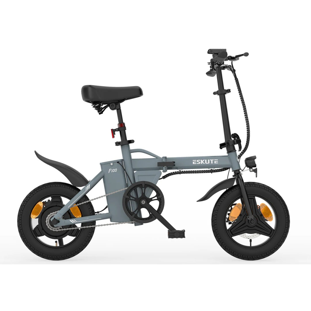 ESKUTE F100 14" Mini Folding Electric Bike 250W Motor 36V 9Ah Battery ...