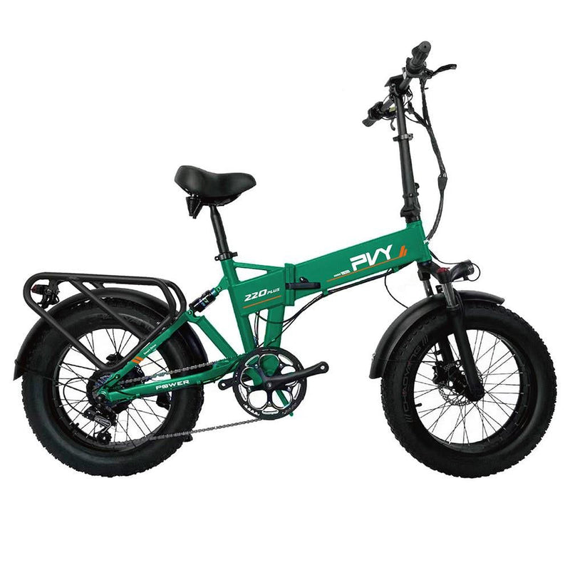 PVY Z20 Plus 20" Fat Tire Electric Folding Bike 1000W Motor 48V 16.5A ...